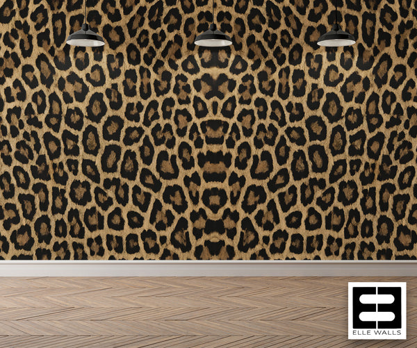 Luxury Leopard Abstract Wallpaper – ELOISE WORLD STUDIO