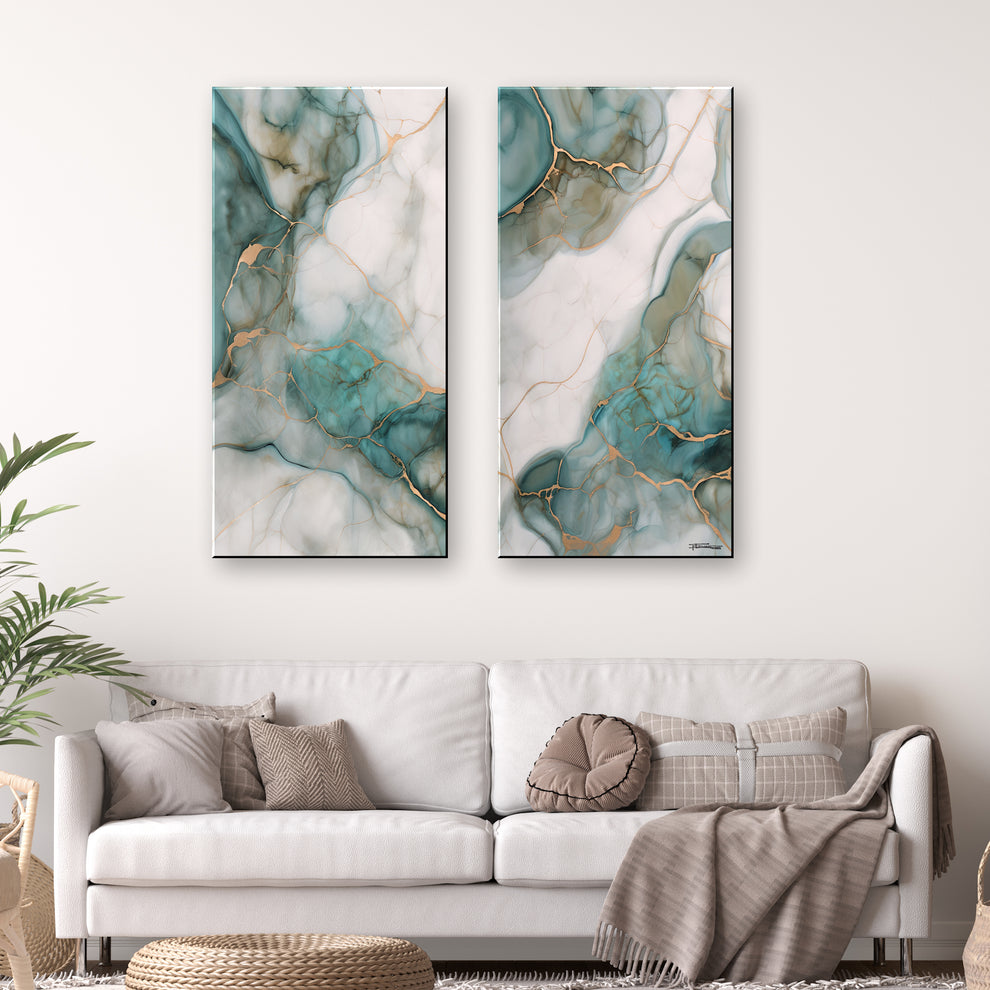SET of Paintings, Pair of Paintings-Extra Large Canvas Painting – Limi ...